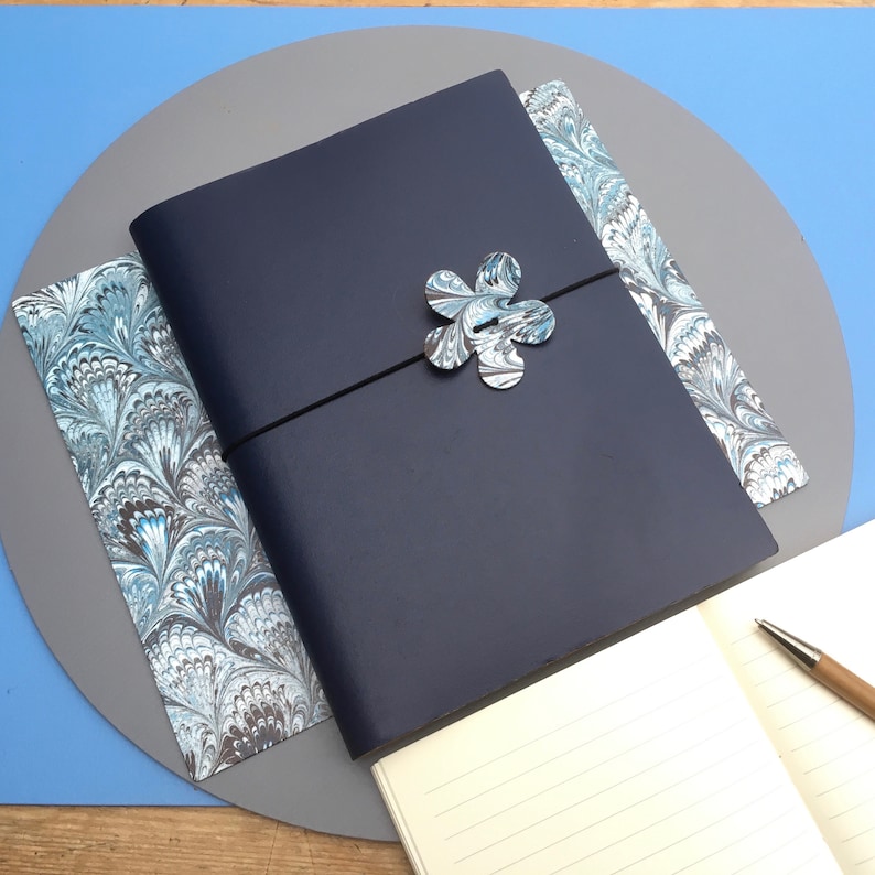 Leather Journal Button Closure - Etsy