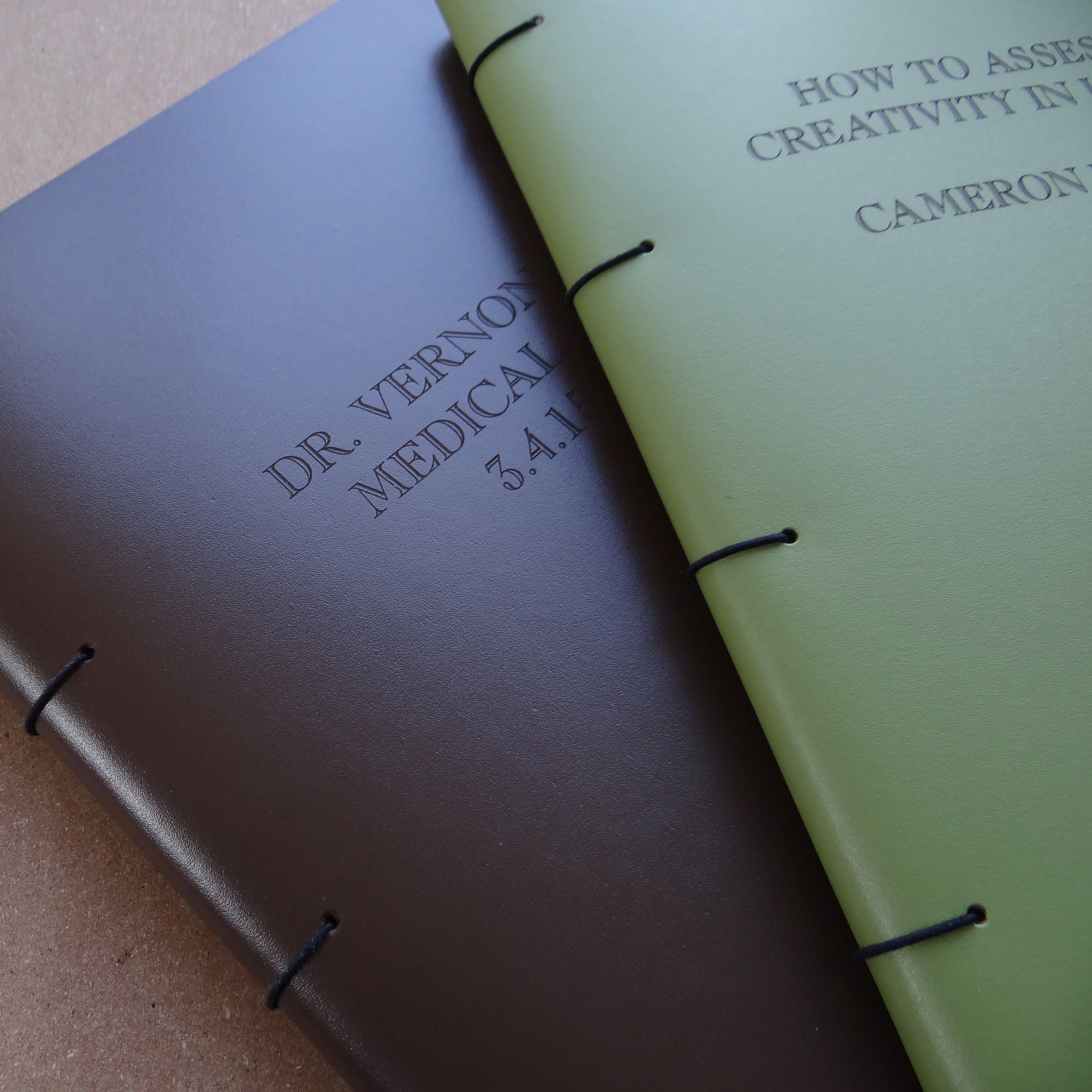 A4 Leather Book - Etsy