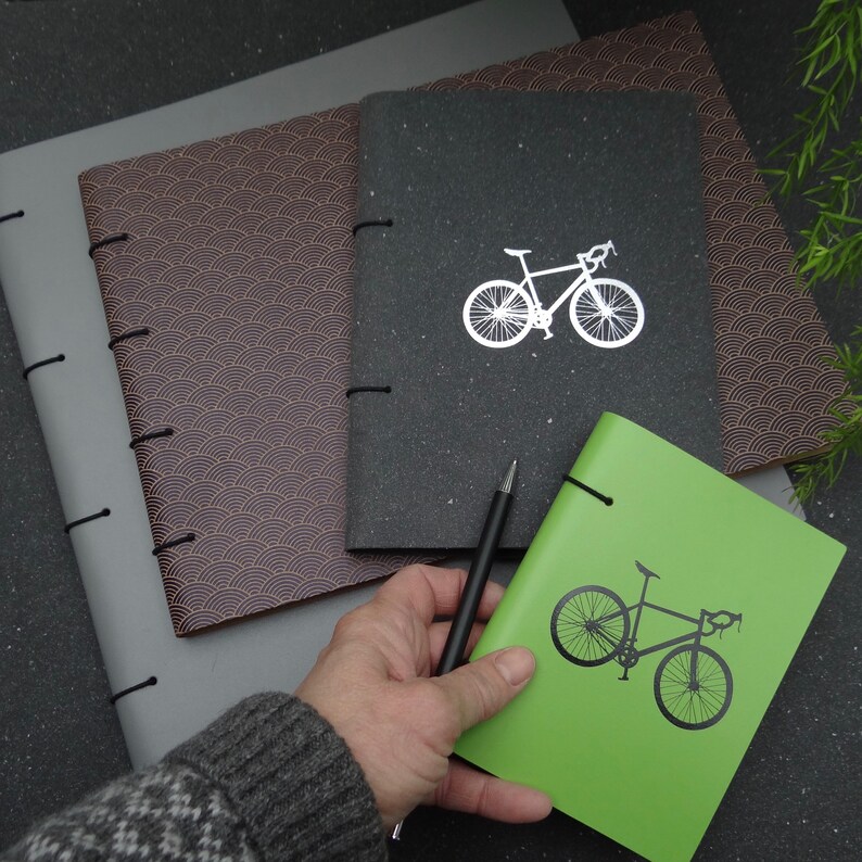 Personalised Leather Bicycle Journal | Etsy UK