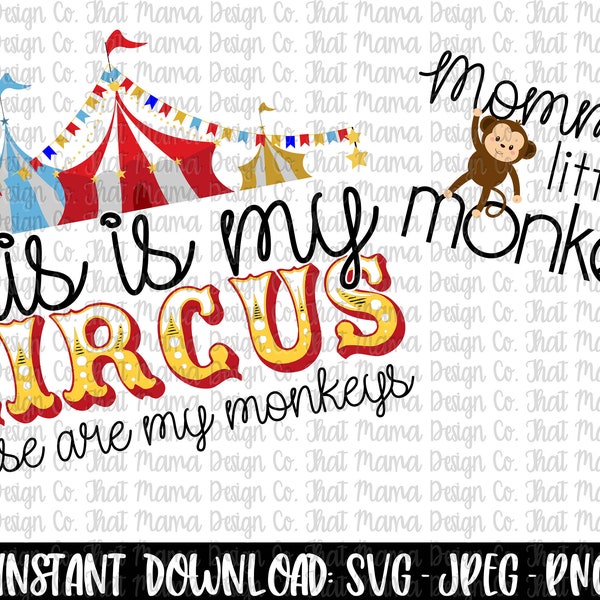 This is My Circus These Are My Monkeys - Etsy