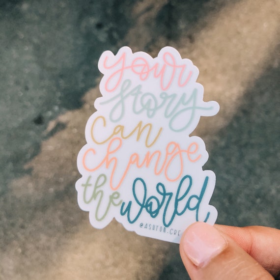 Your Story Decal // Encouraging Decal // Mental Health | Etsy
