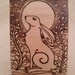 Pyrography Hare Plaque Woodburning Handmade in Wales Welsh - Etsy