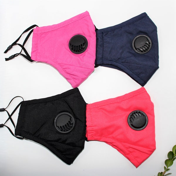 Facemask With Nose Wire Washable - Etsy