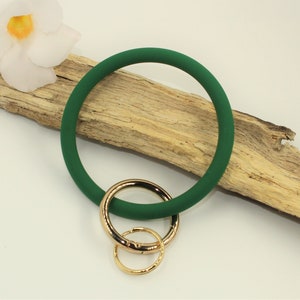 Silicone Key Ring Keychain Bracelet Round Silicone - Etsy