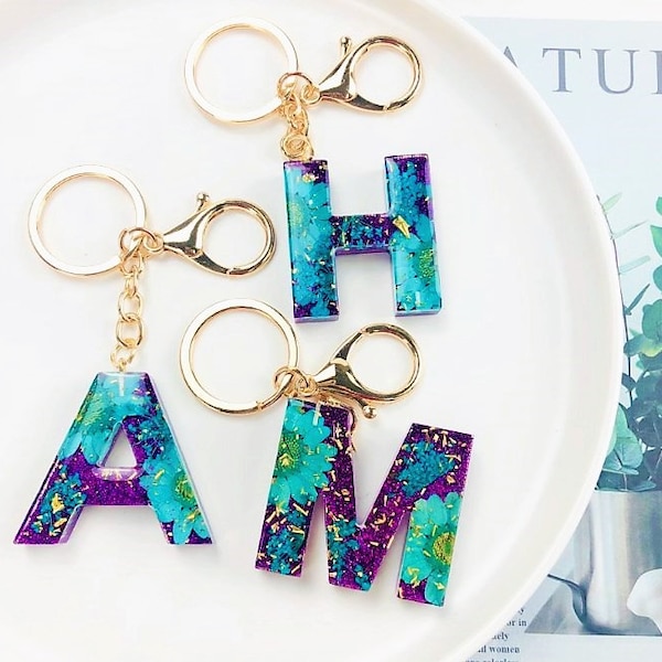 Resin Keychain - Etsy