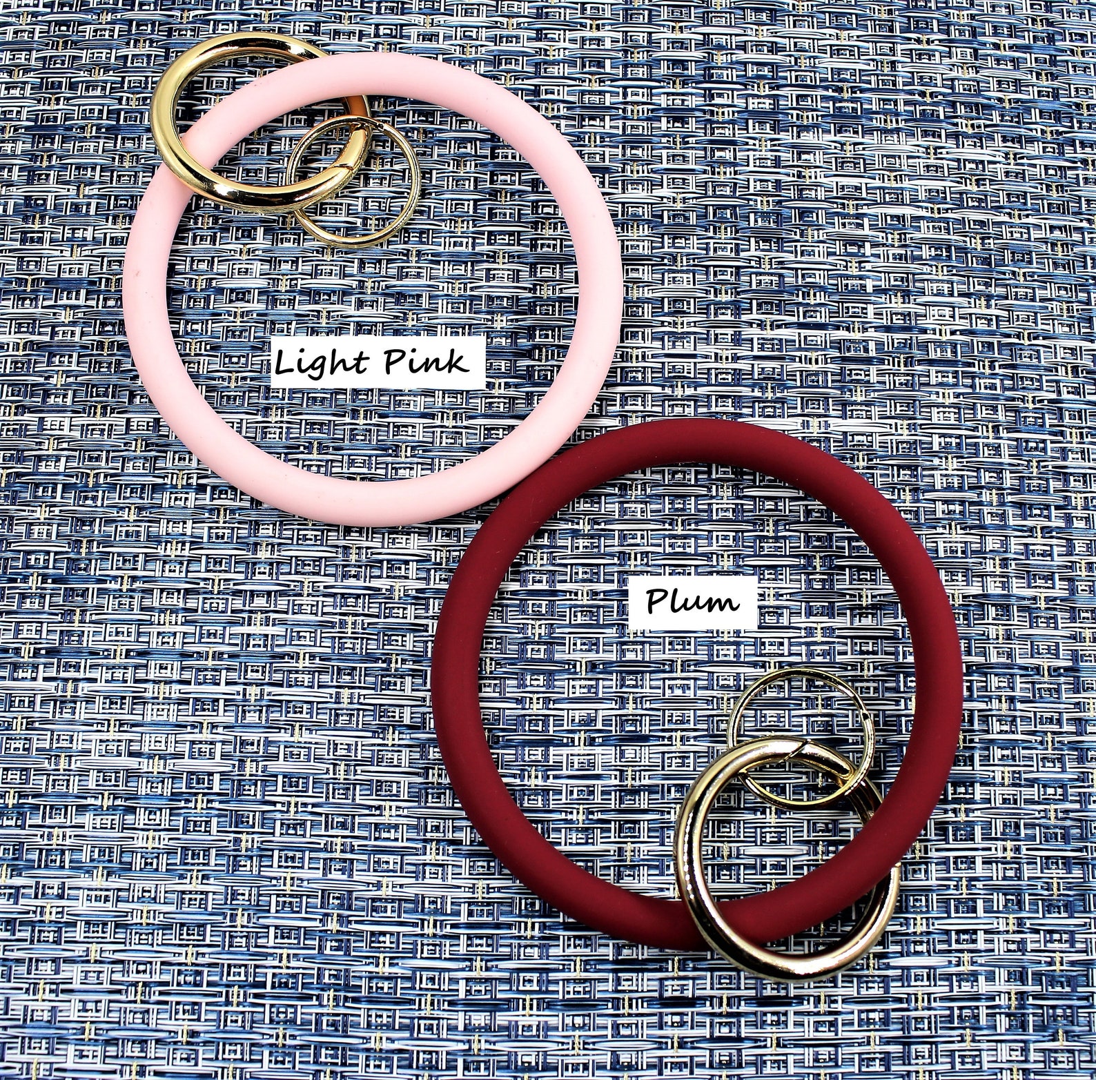 Silicone Key Ring Keychain Bracelet Round Silicone - Etsy