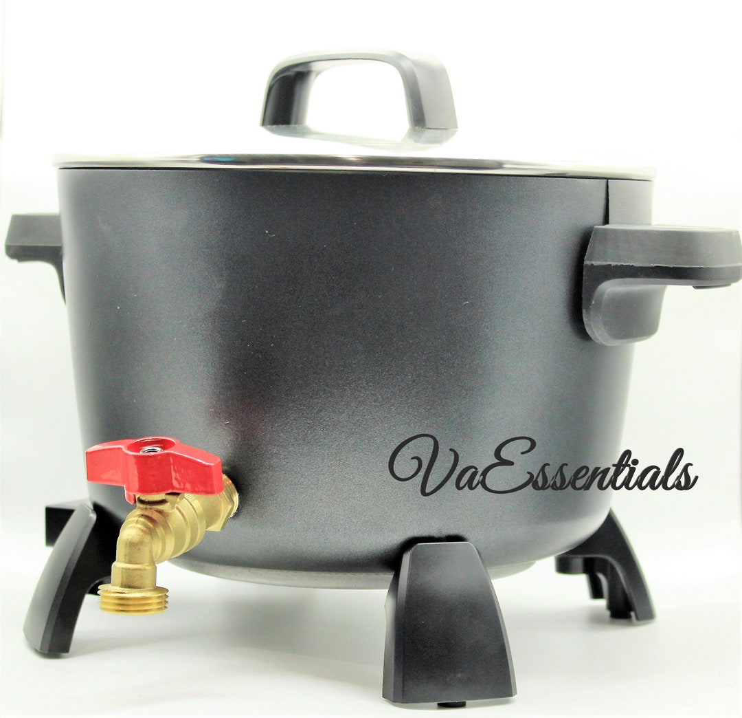 Candle Wax Melter, Prest Pot, X-large, 15lbs of Wax, Brass Fittings - Etsy