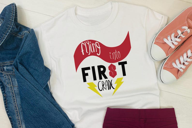 Flying Into First Grade SVG: Back to School Cricut Files (digital ...