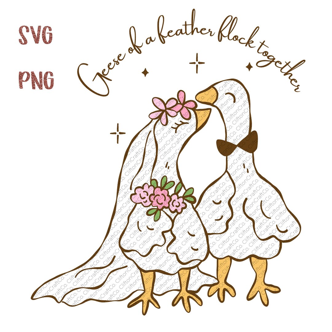 Silly Goose SVG Cut Files: Cricut, Sublimation, Clipart (digital ...