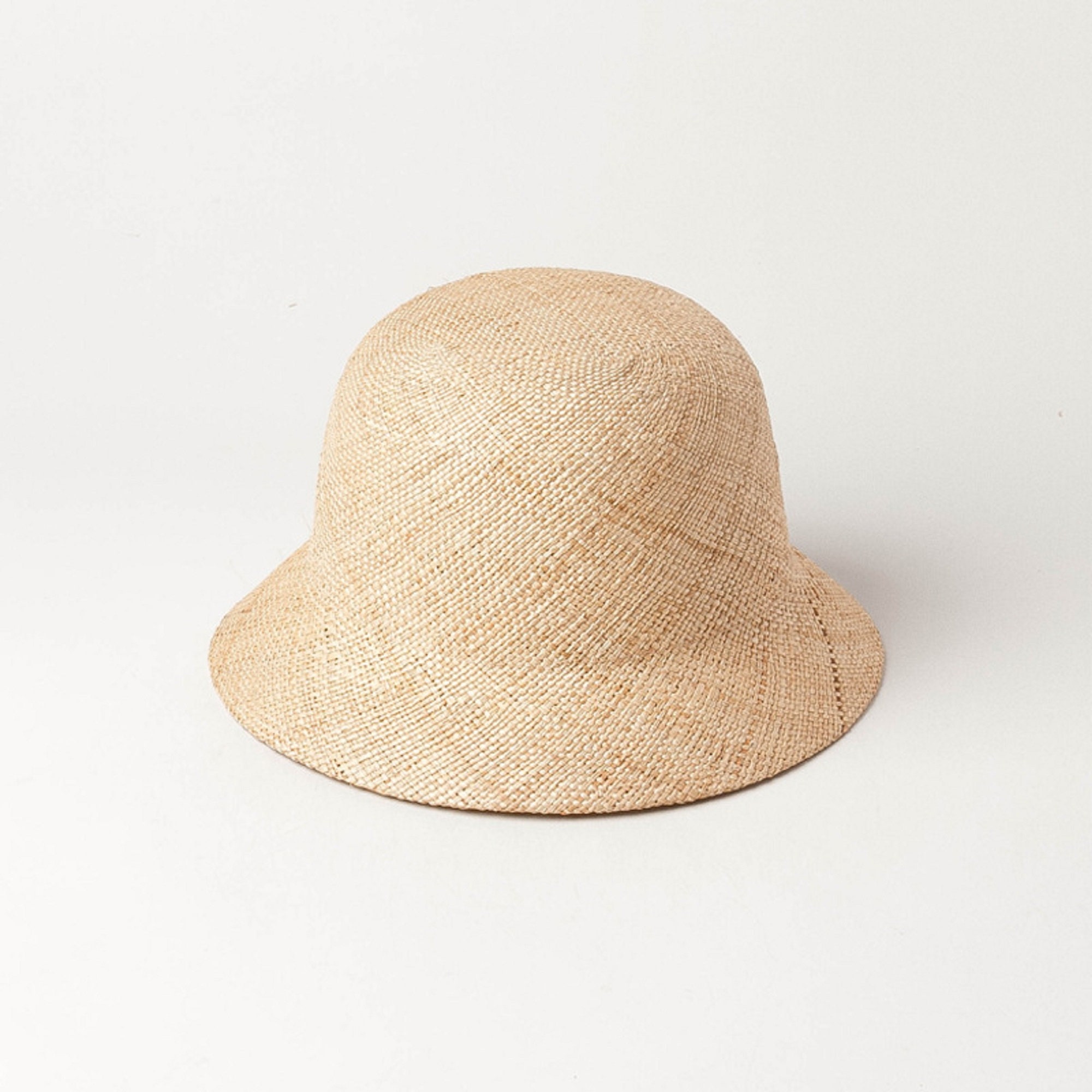 Lamp Shape Straw Hat Women, Bucket Straw Sun Hat, Round-top/flat-top ...