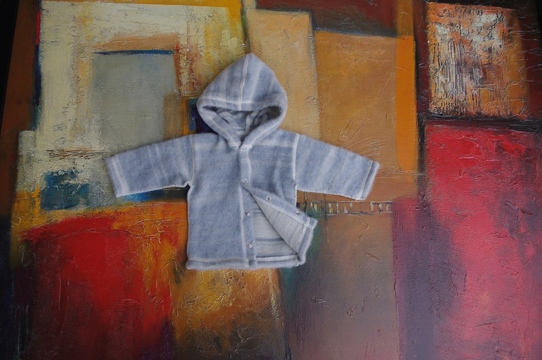 Wool Baby Jacket Merino Wool Baby Hoodie Baby Sweater Wool Baby Clothes ...