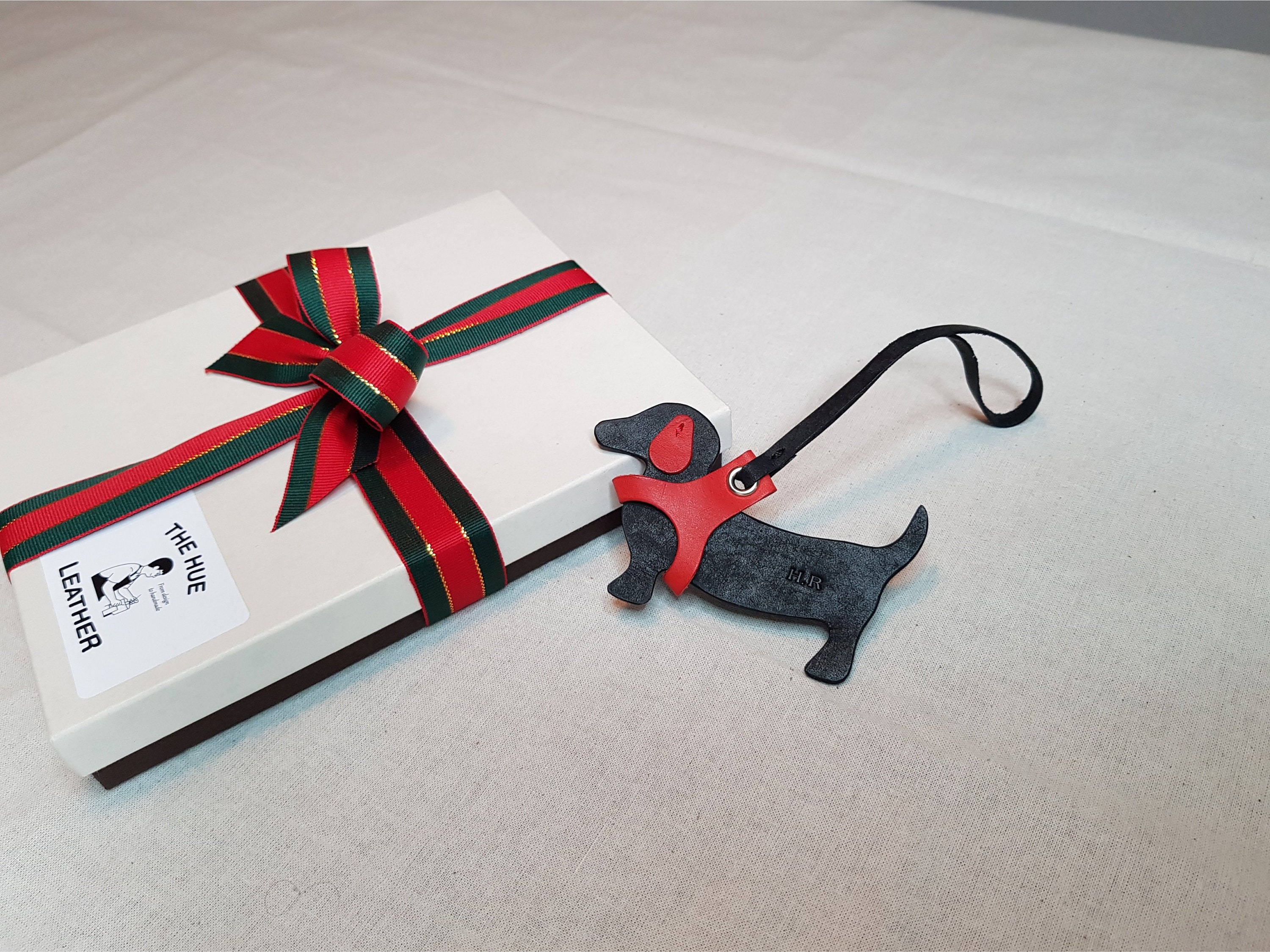 Handmade Leather Bag Charm Leather Dog Bag Charmkey Chain - Etsy