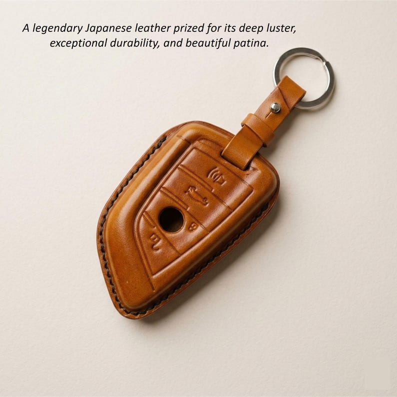 BMW Key Fob Cover, Shell Cordovan Key Case, Luxury BMW Accessory ...