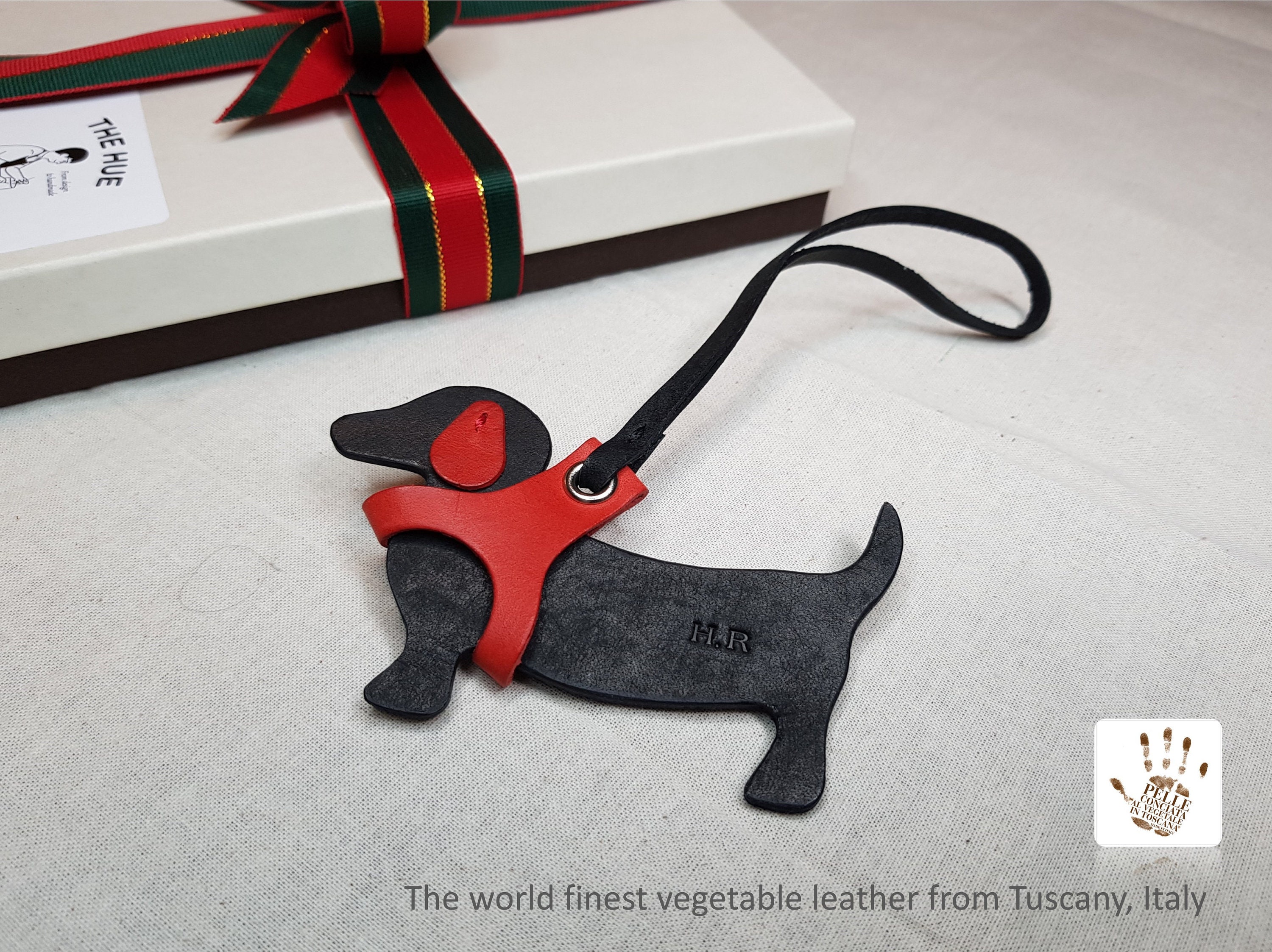 Handmade Leather Bag Charm Leather Dog Bag Charmkey Chain - Etsy