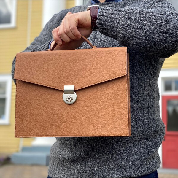 Handmade Briefcase - Etsy