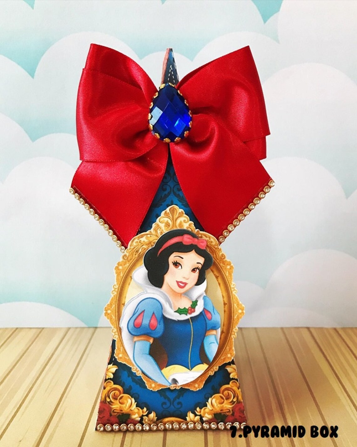 Personalized Snow White Theme Party Favor Box | Etsy