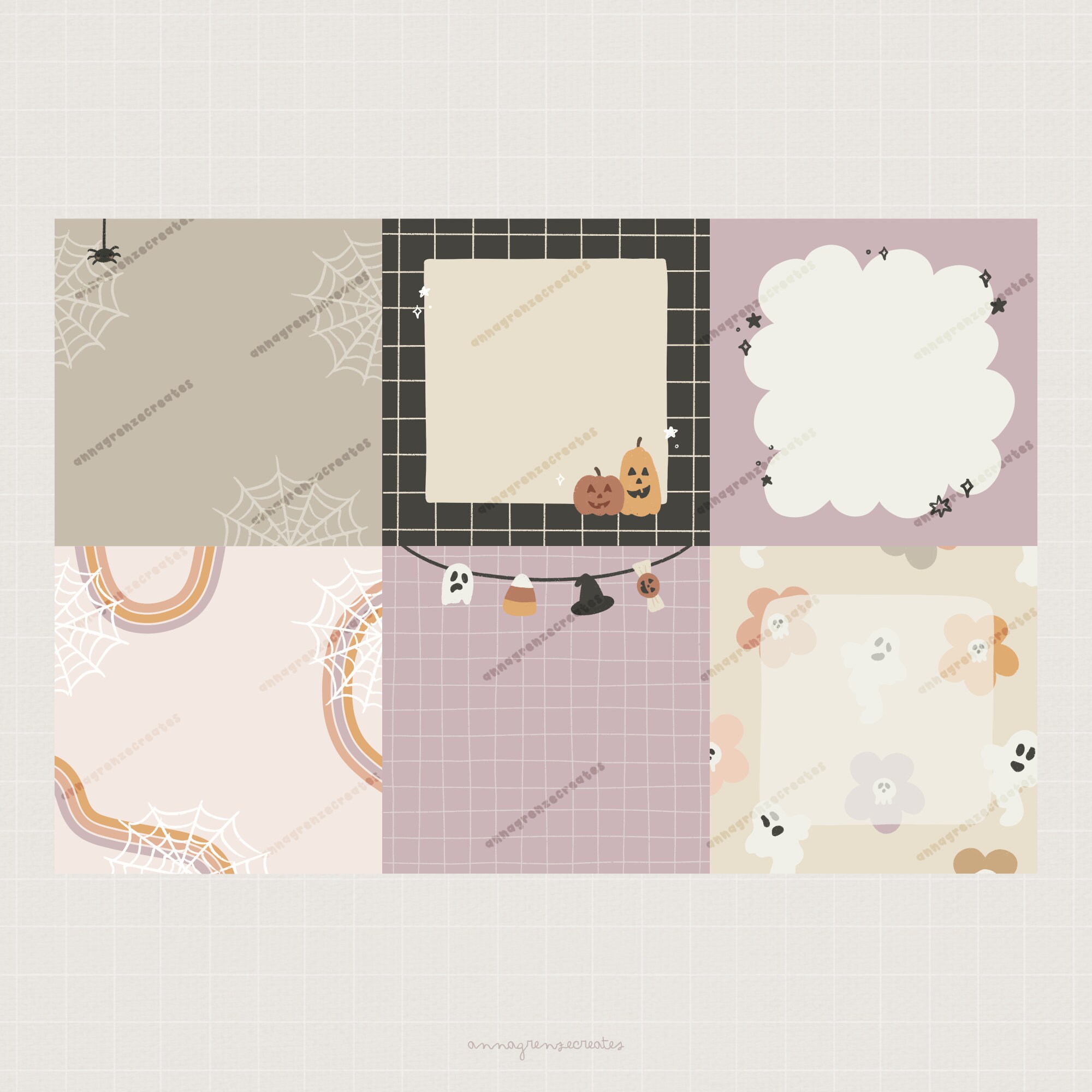 Digital Memo Pad Stickers Fall, Autumn Goodnotes Stickers, Digital ...