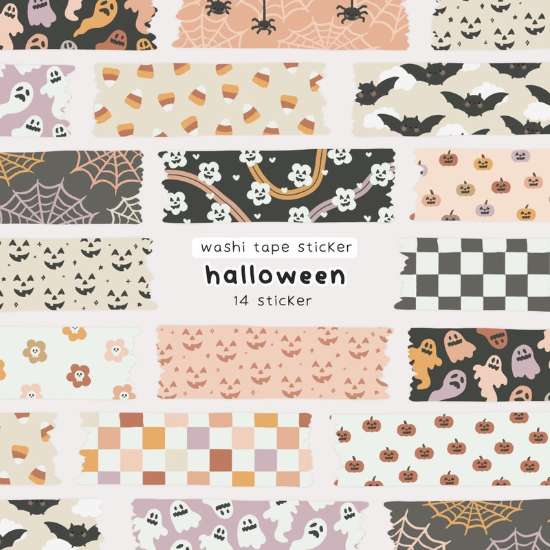 Halloween Washi Tape - Etsy