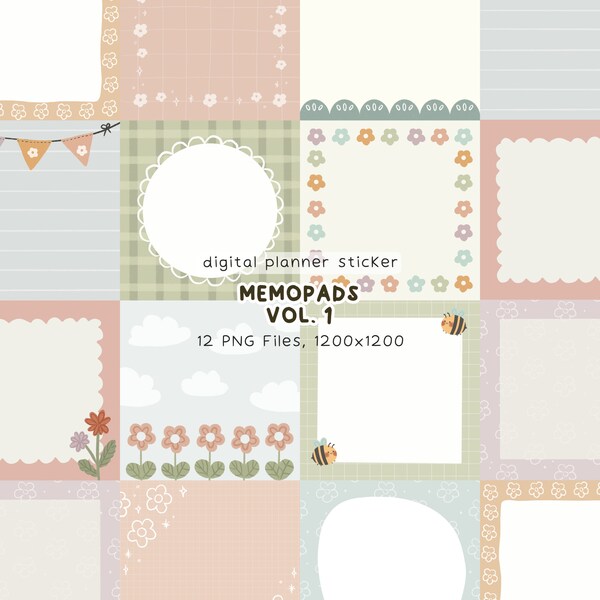 Memo Pad - Etsy