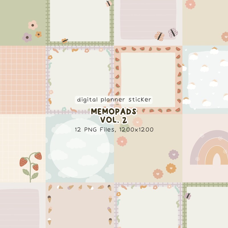 Memo Pad - Etsy