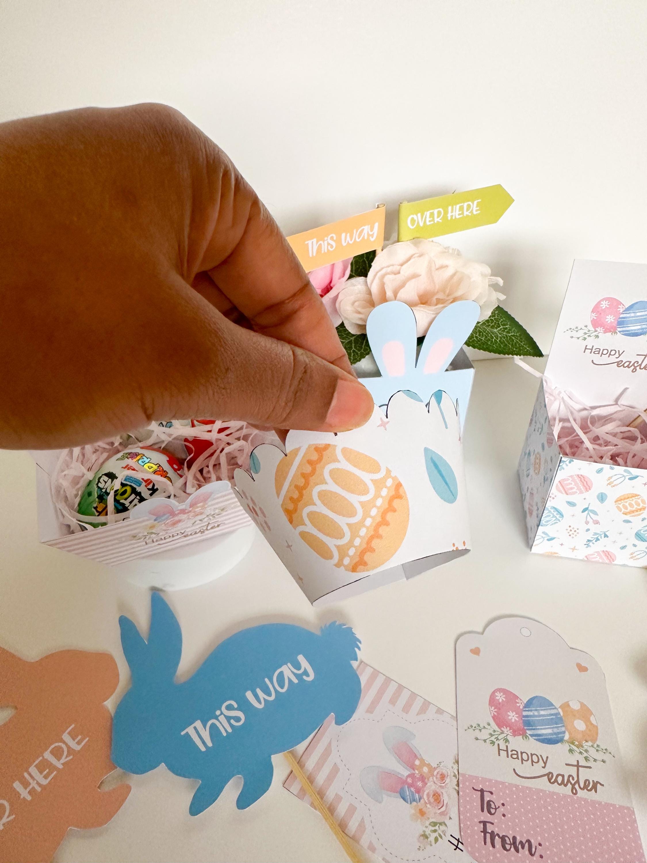 Printable Easter Party Kit: DIY Egg Hunt, Treat Boxes (A4 Download) - Etsy