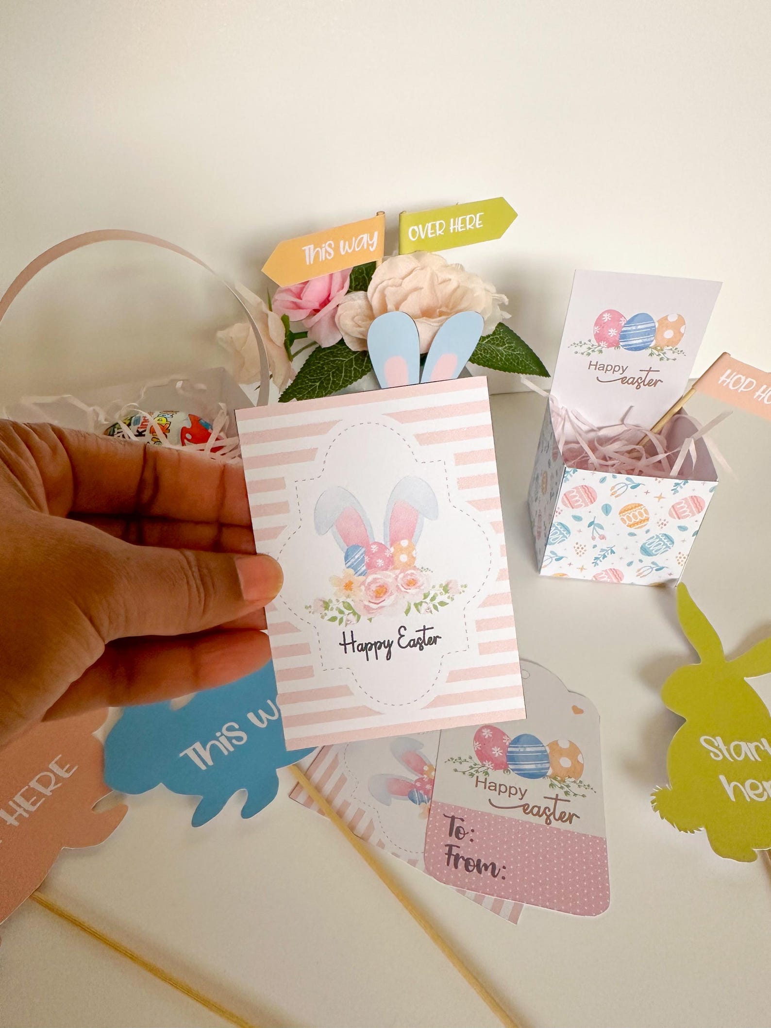 Printable Easter Party Kit: DIY Egg Hunt, Treat Boxes (A4 Download) - Etsy
