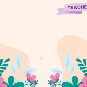 Personalized Flower Classroom Background - ESL Online Teaching - Vipkid ...