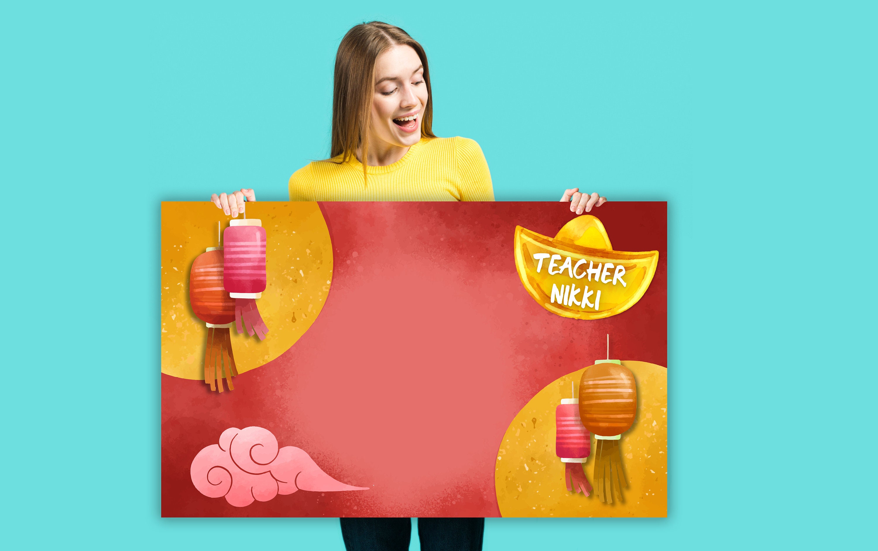 Customizable Chinese New Year Classroom Background - ESL Online ...