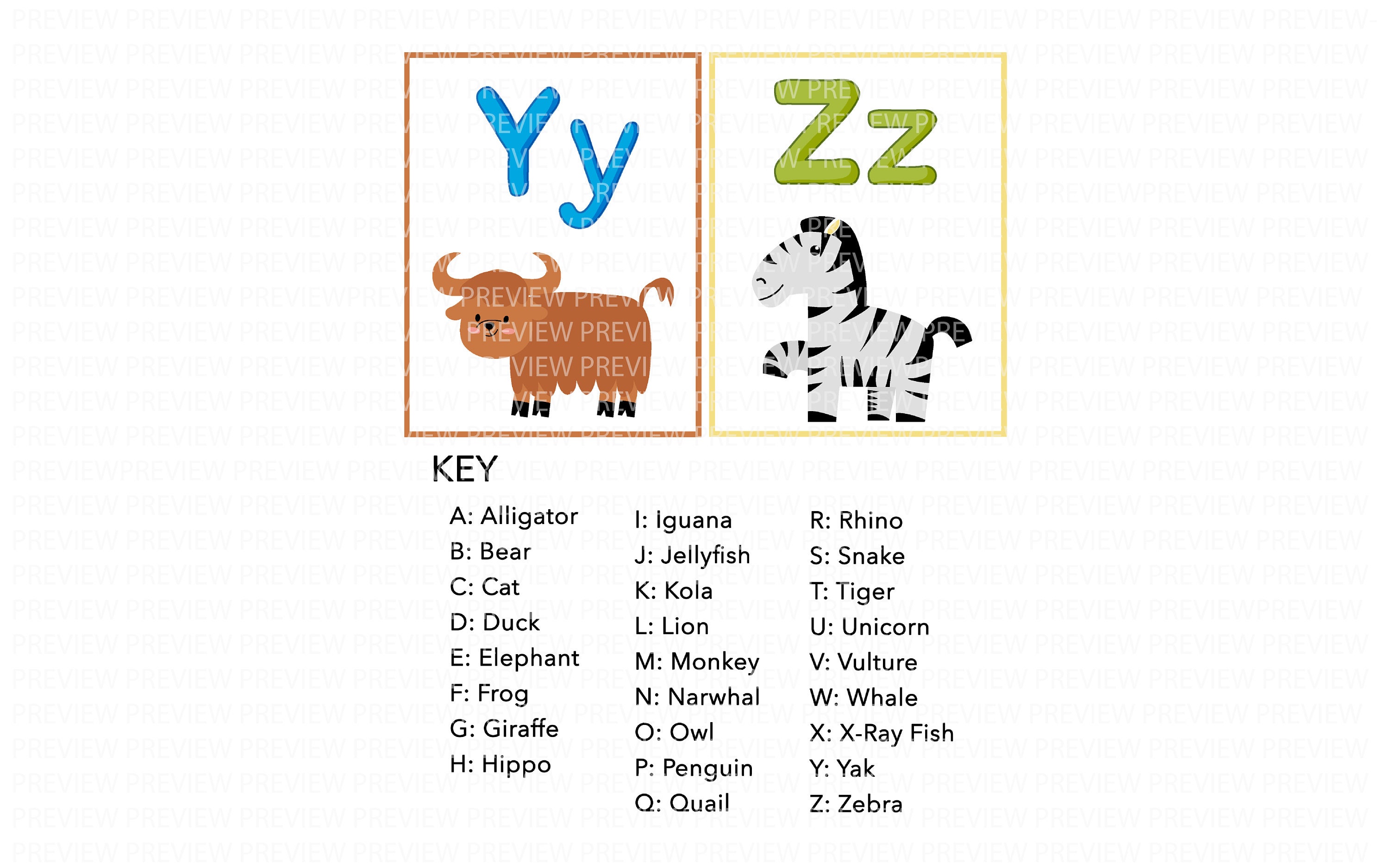 Alphabet Flashcards - Vipkid, Gogokid, ESL Online Teaching - Etsy
