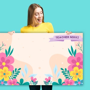 Personalized Flower Classroom Background - ESL Online Teaching - Vipkid ...