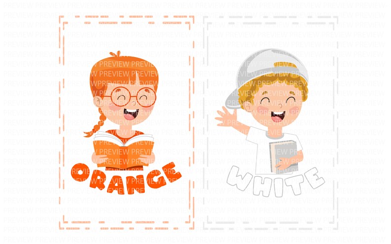 Color Flashcards - Vipkid, Gogokid, ESL Online Teaching - Etsy