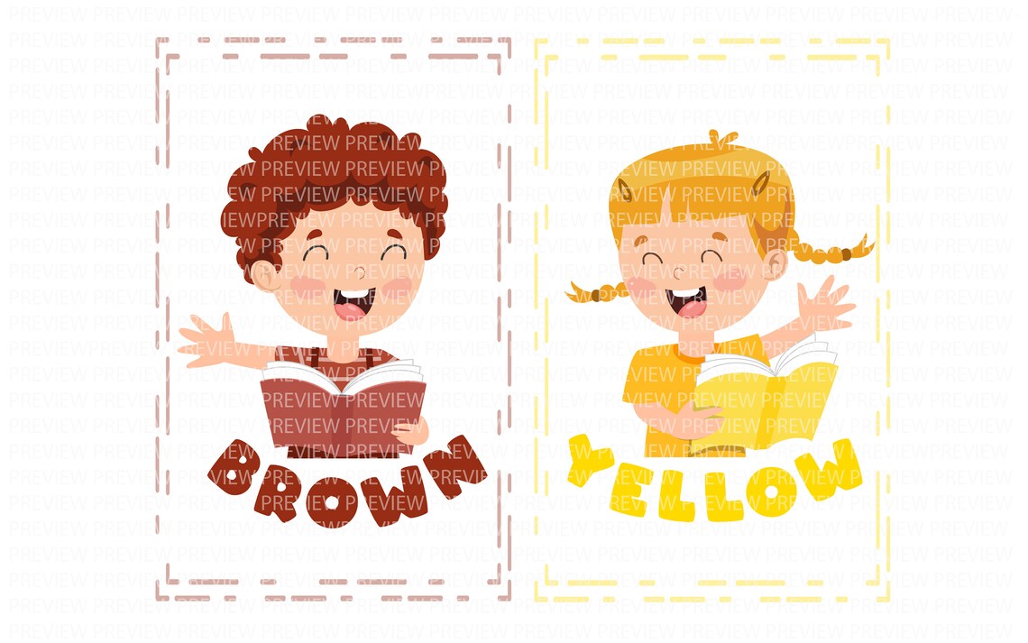 Color Flashcards - Vipkid, Gogokid, ESL Online Teaching - Etsy