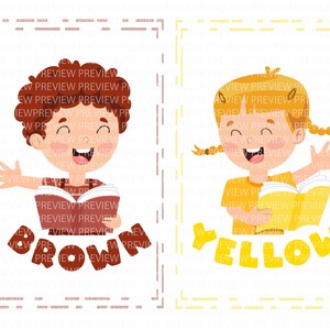 Color Flashcards - Vipkid, Gogokid, ESL Online Teaching - Etsy