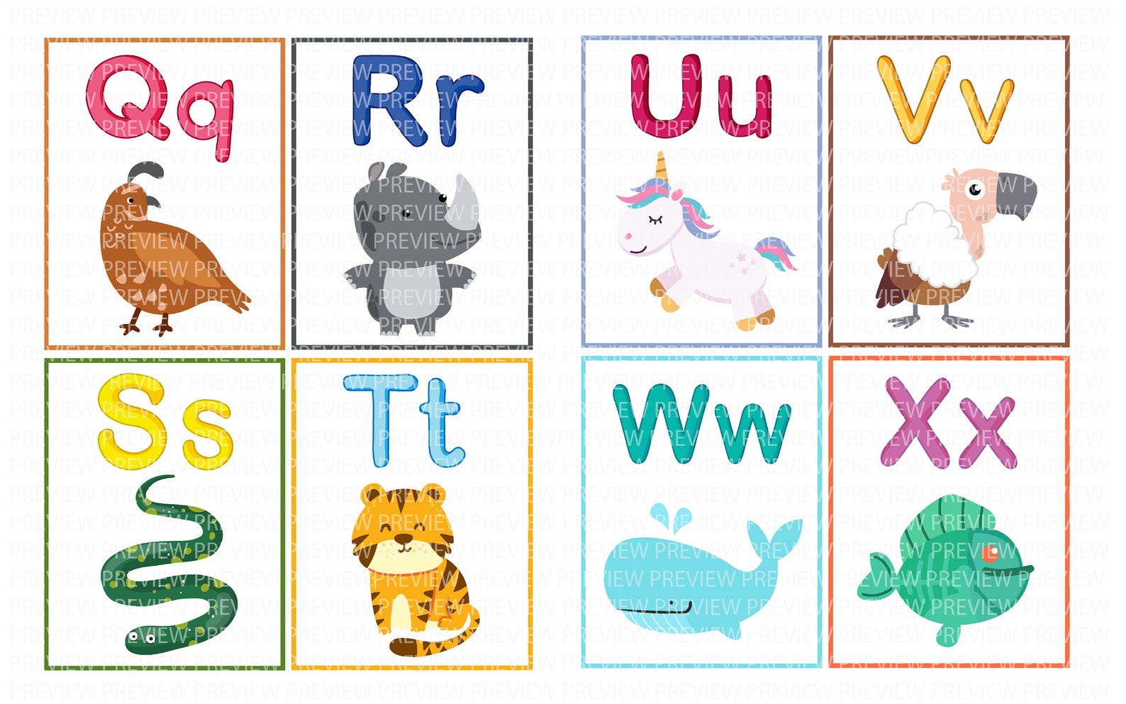 Alphabet Flashcards - Vipkid, Gogokid, ESL Online Teaching - Etsy