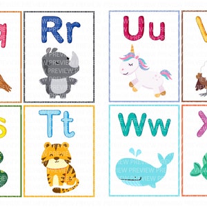 Alphabet Flashcards - Vipkid, Gogokid, ESL Online Teaching - Etsy