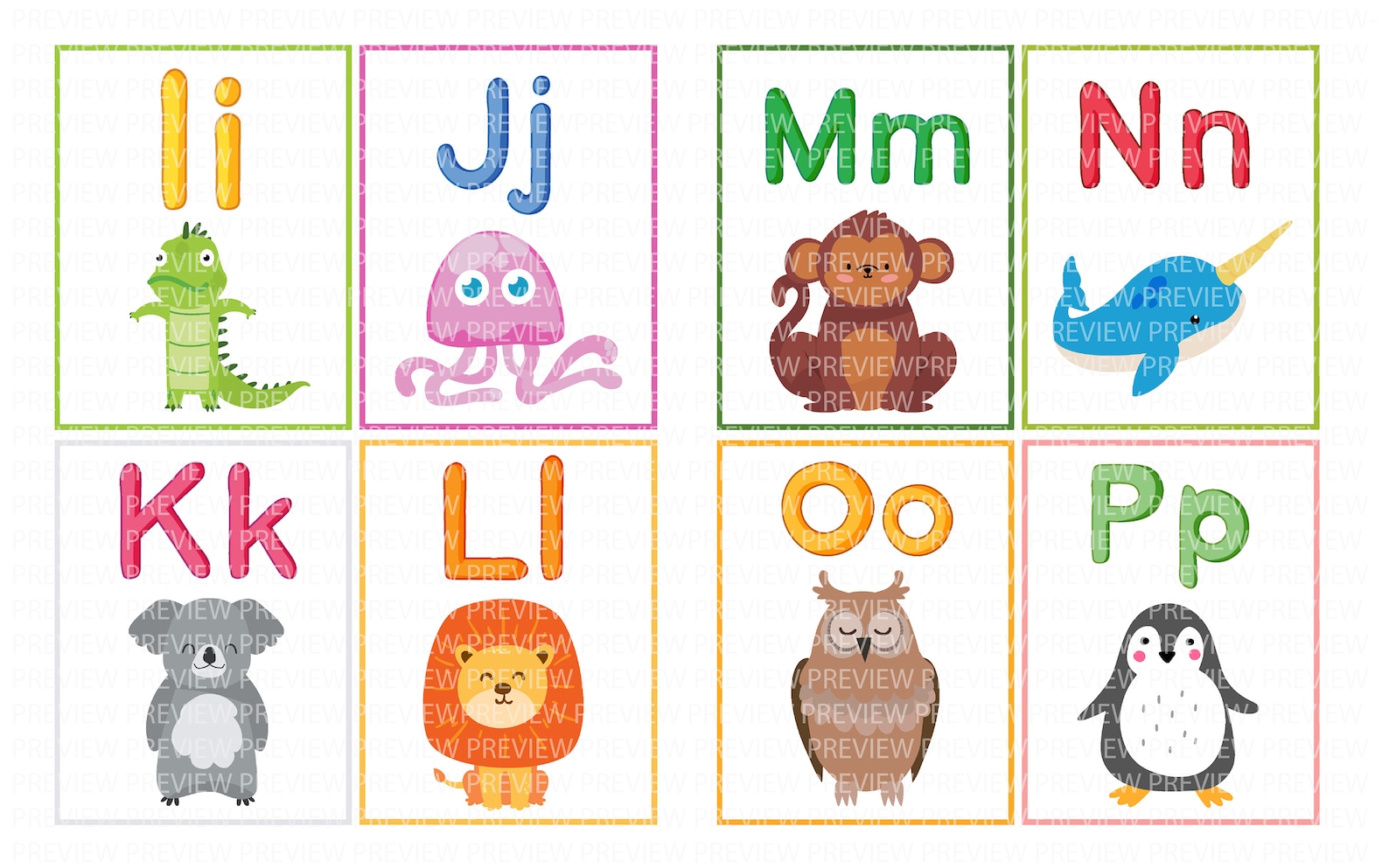 Alphabet Flashcards - Vipkid, Gogokid, ESL Online Teaching - Etsy
