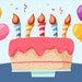 Birthday Cake Candle Reward ESL Online Teaching - Etsy