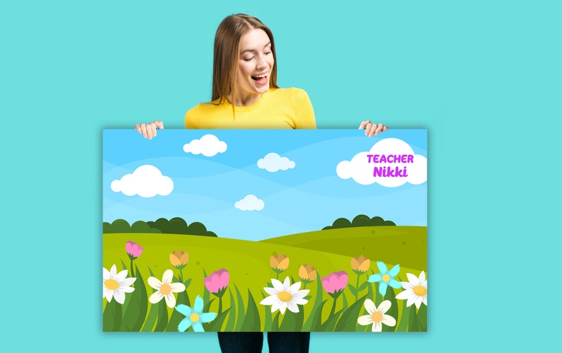 Personalized Spring Classroom Background - ESL Online Teaching - Vipkid ...