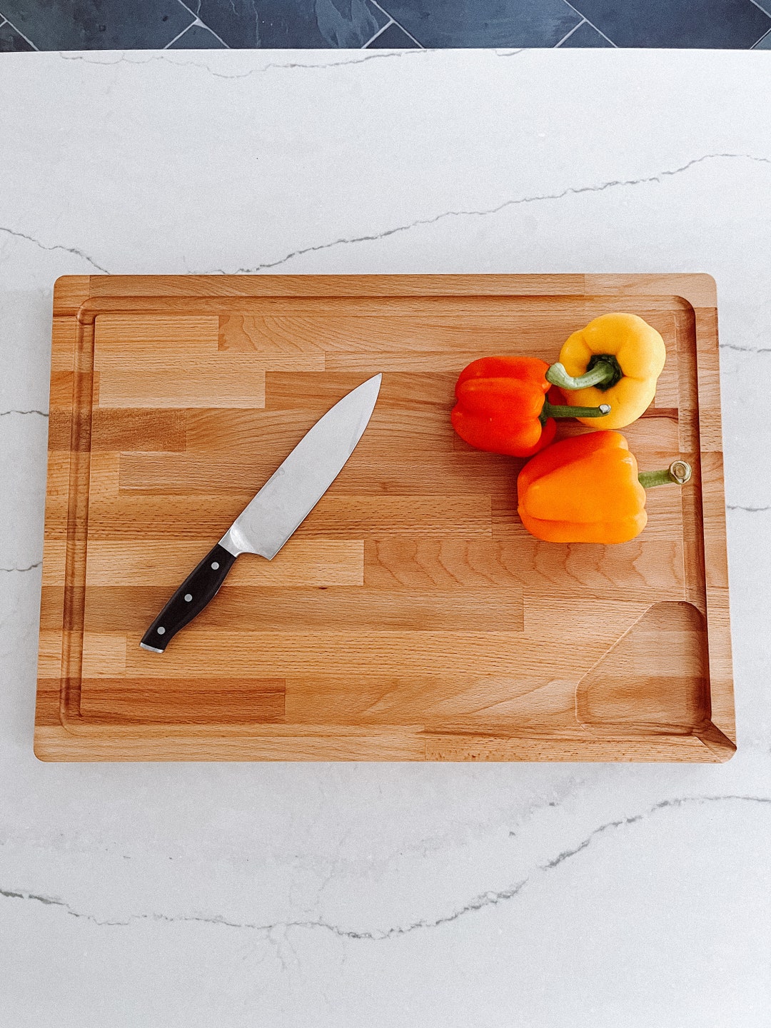 Large Butcher Block Cutting Board, Wood Work by B. Deacon - Etsy