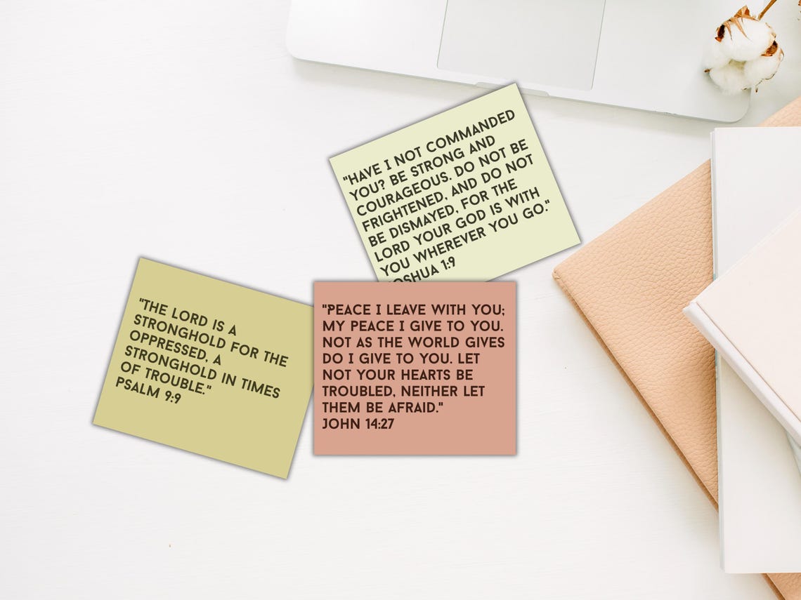 60 Inspirational Bible Verse Cards Printable | Prayer & Bible Study ...