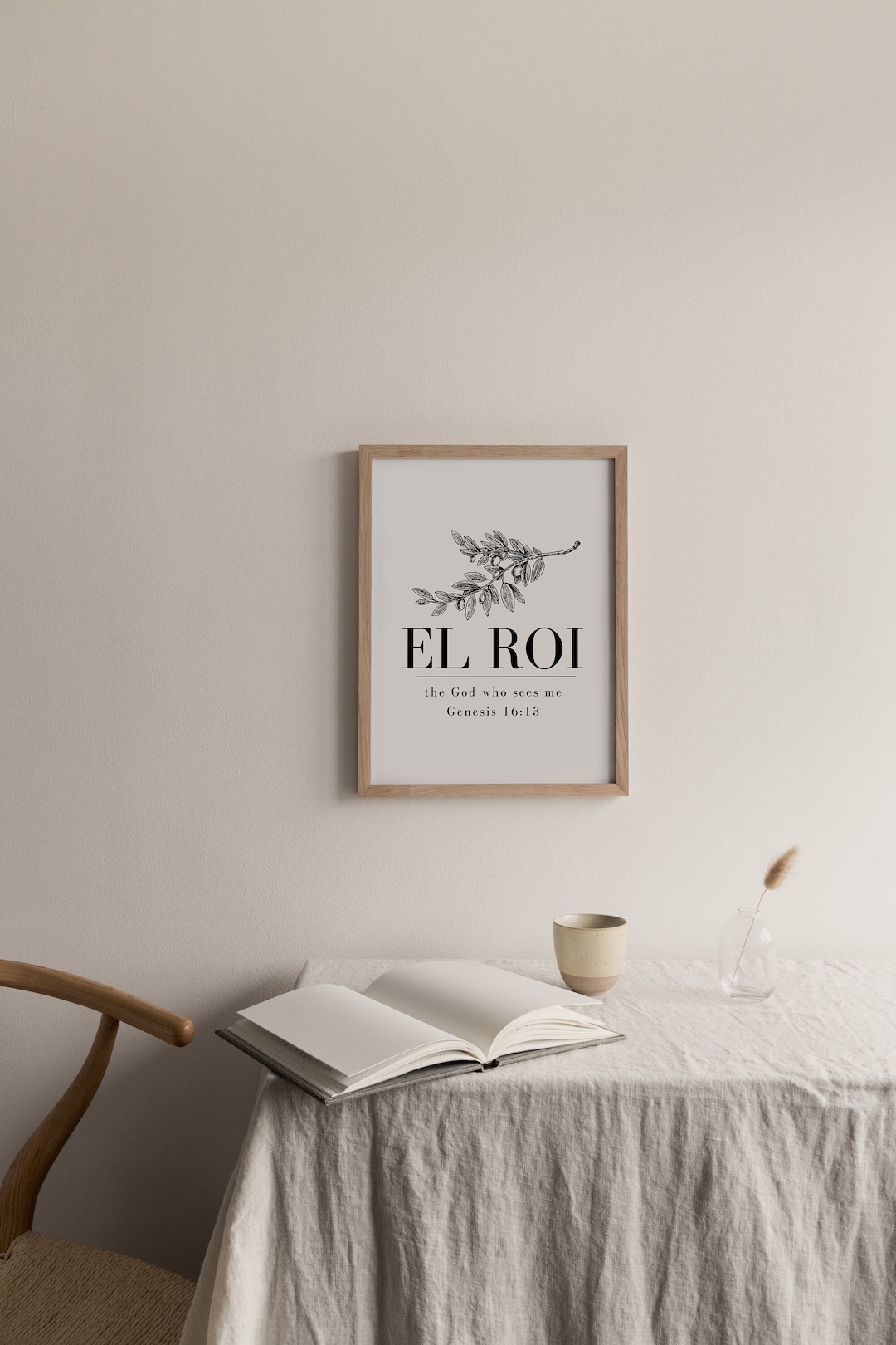 Printable El Roi Wall Art. Instant Download Christian Scripture Bible ...