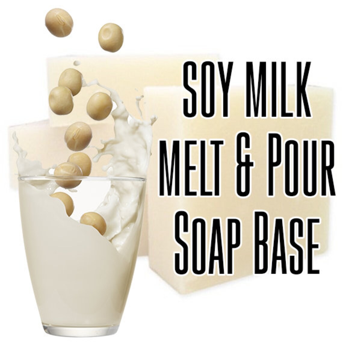 SOY MILK Soya Silk Melt and Pour Soap Base 8 Oz 1 - Etsy