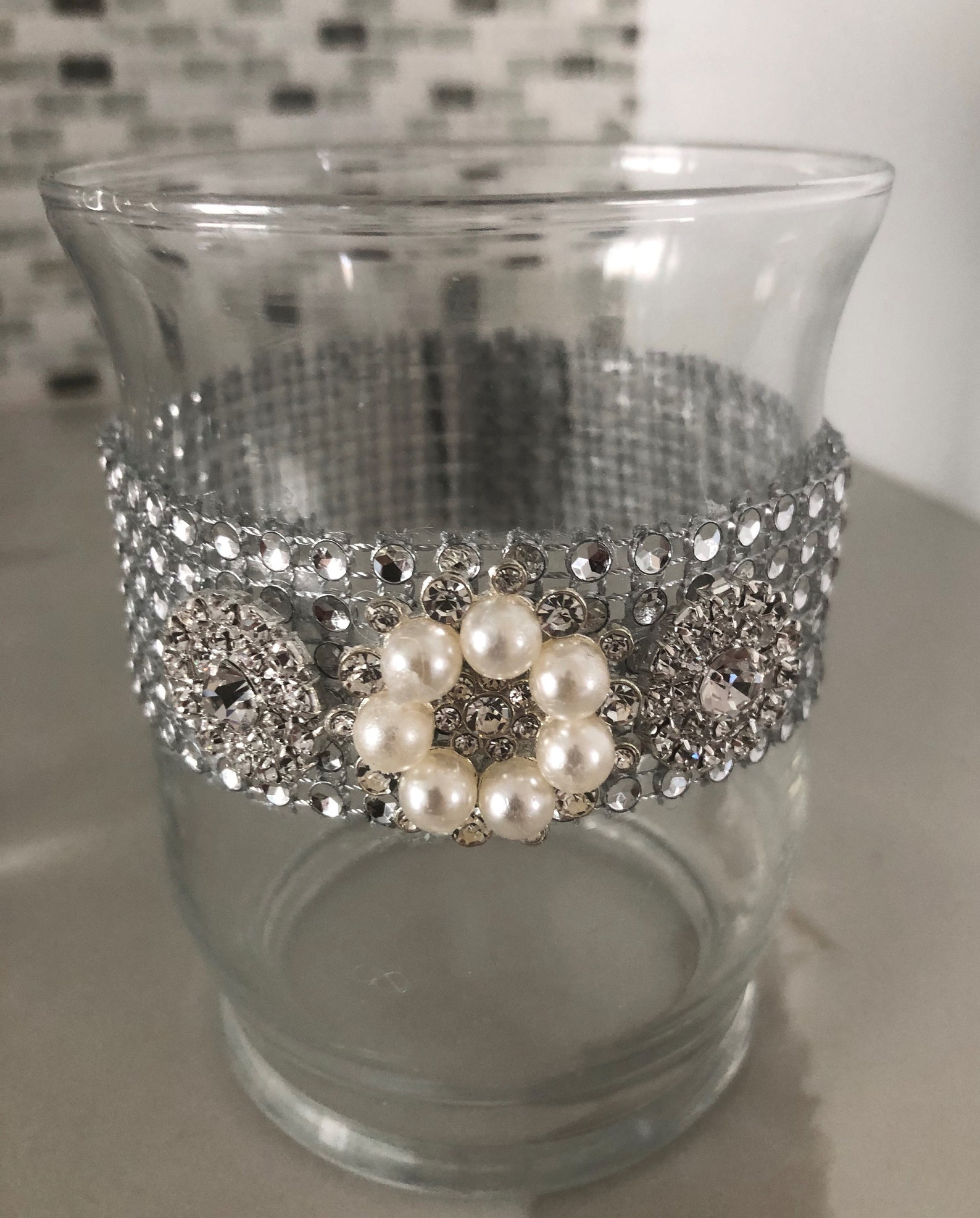 5-piece Centerpiece Set OR Individual Vases for Wedding, Shower, Sweet ...