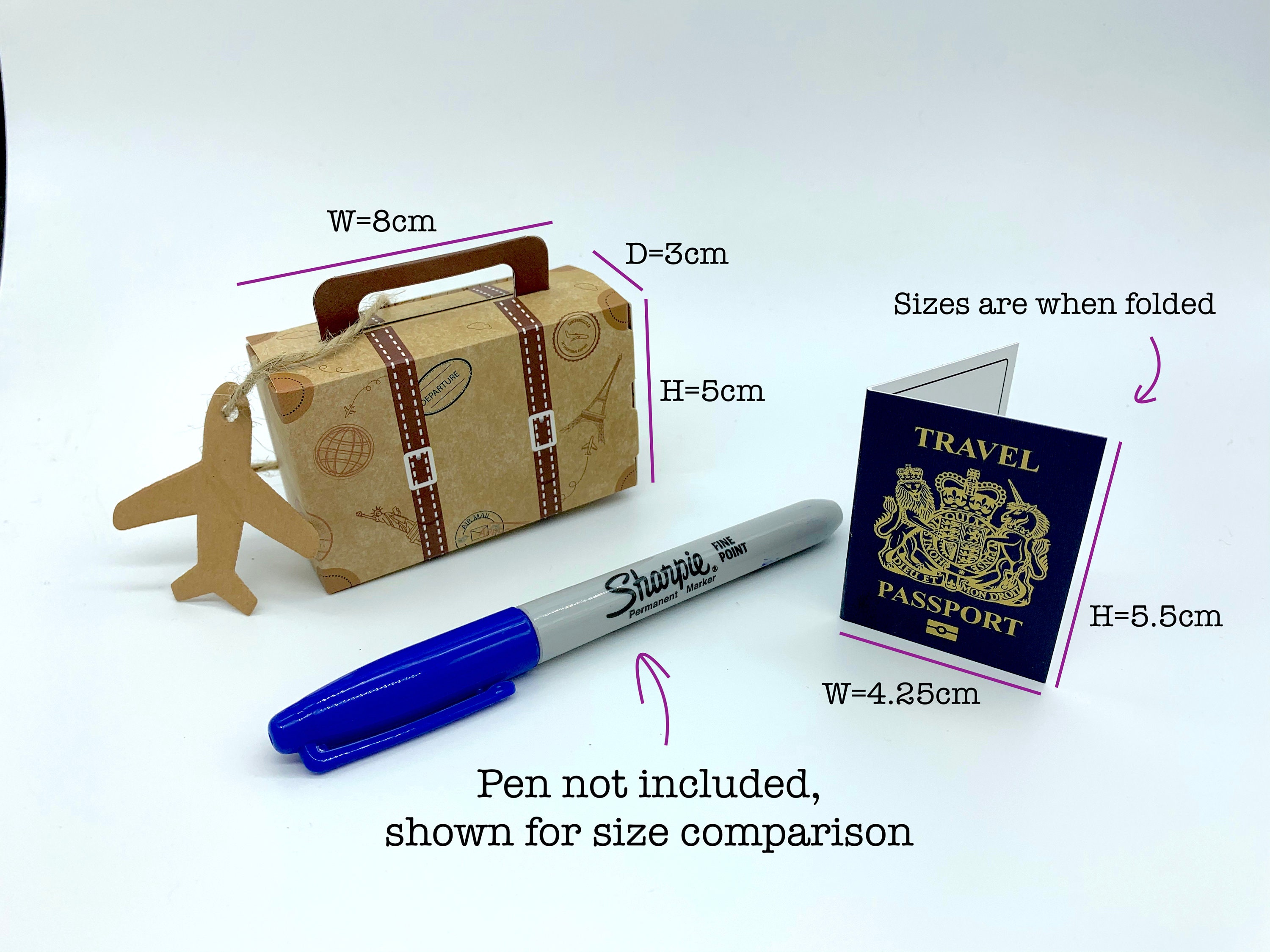 DIY Surprise Mini Reversible Suitcase & Mini GOLD Effect - Etsy UK