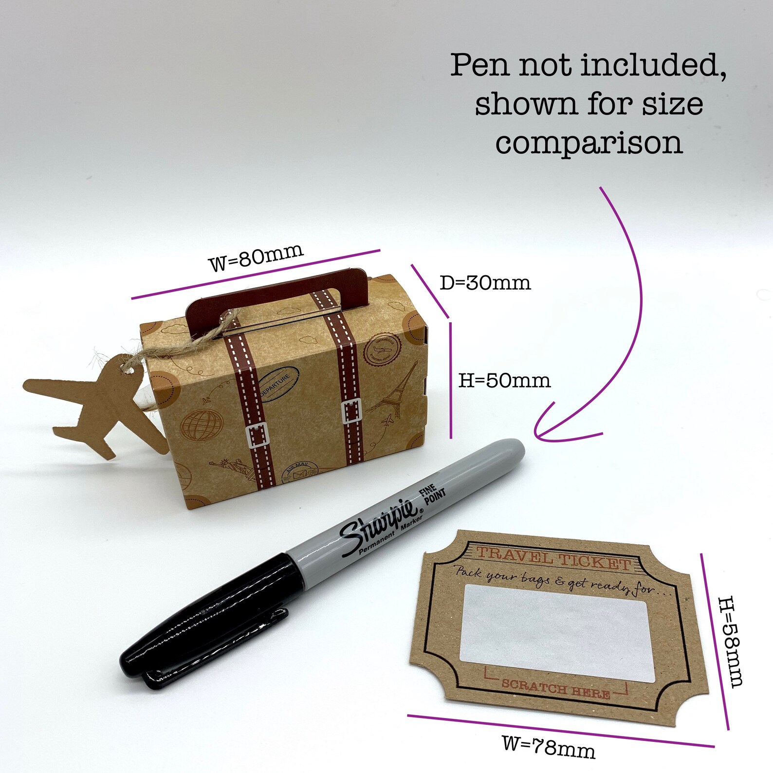 DIY Surprise Mini Reversible Suitcase Scratch and Reveal - Etsy UK