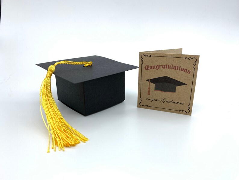 Mini Graduation Card and Mini Mortarboard Cap Box. Funny Gift | Etsy UK