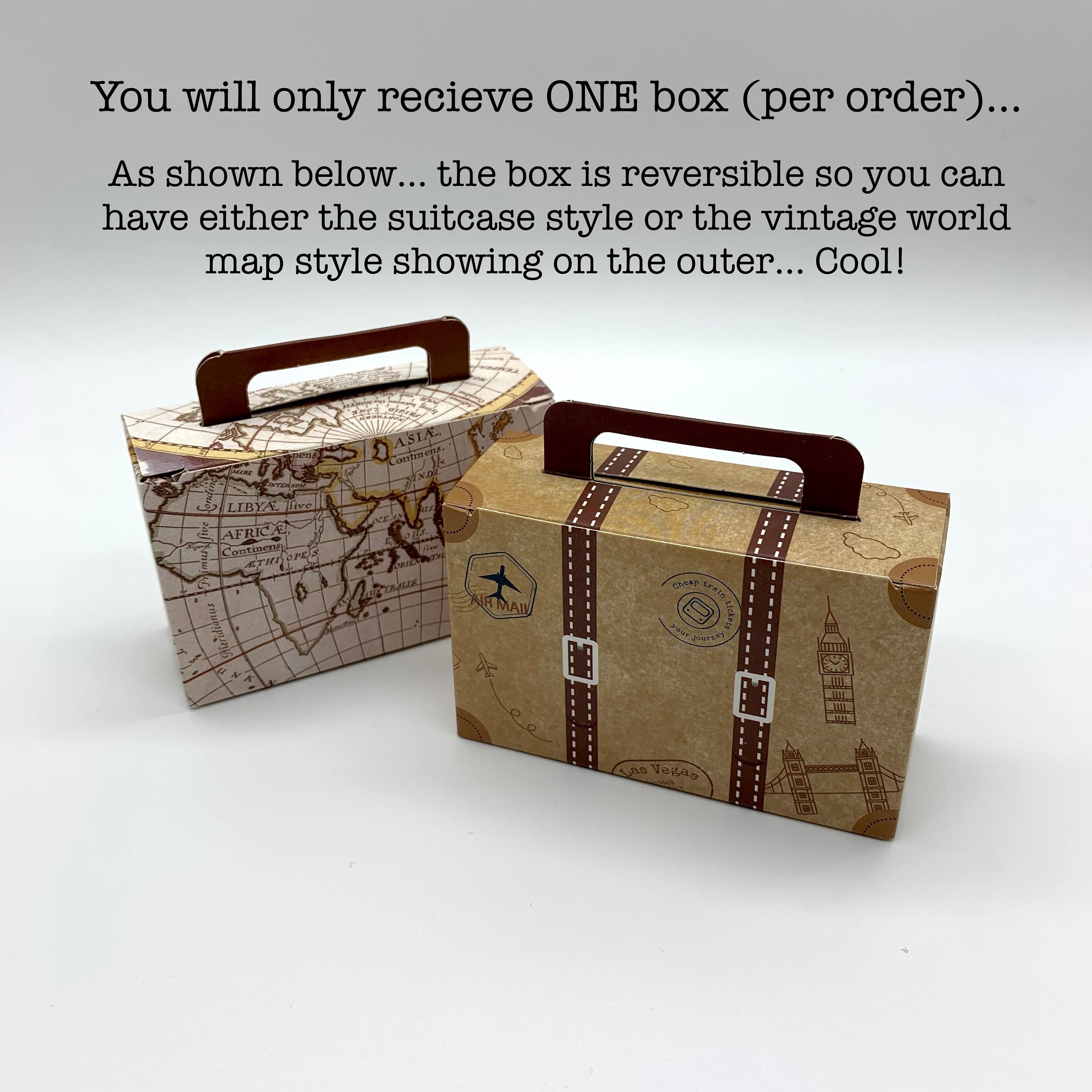DIY Surprise Mini Reversible Suitcase & Mini GOLD Effect - Etsy UK