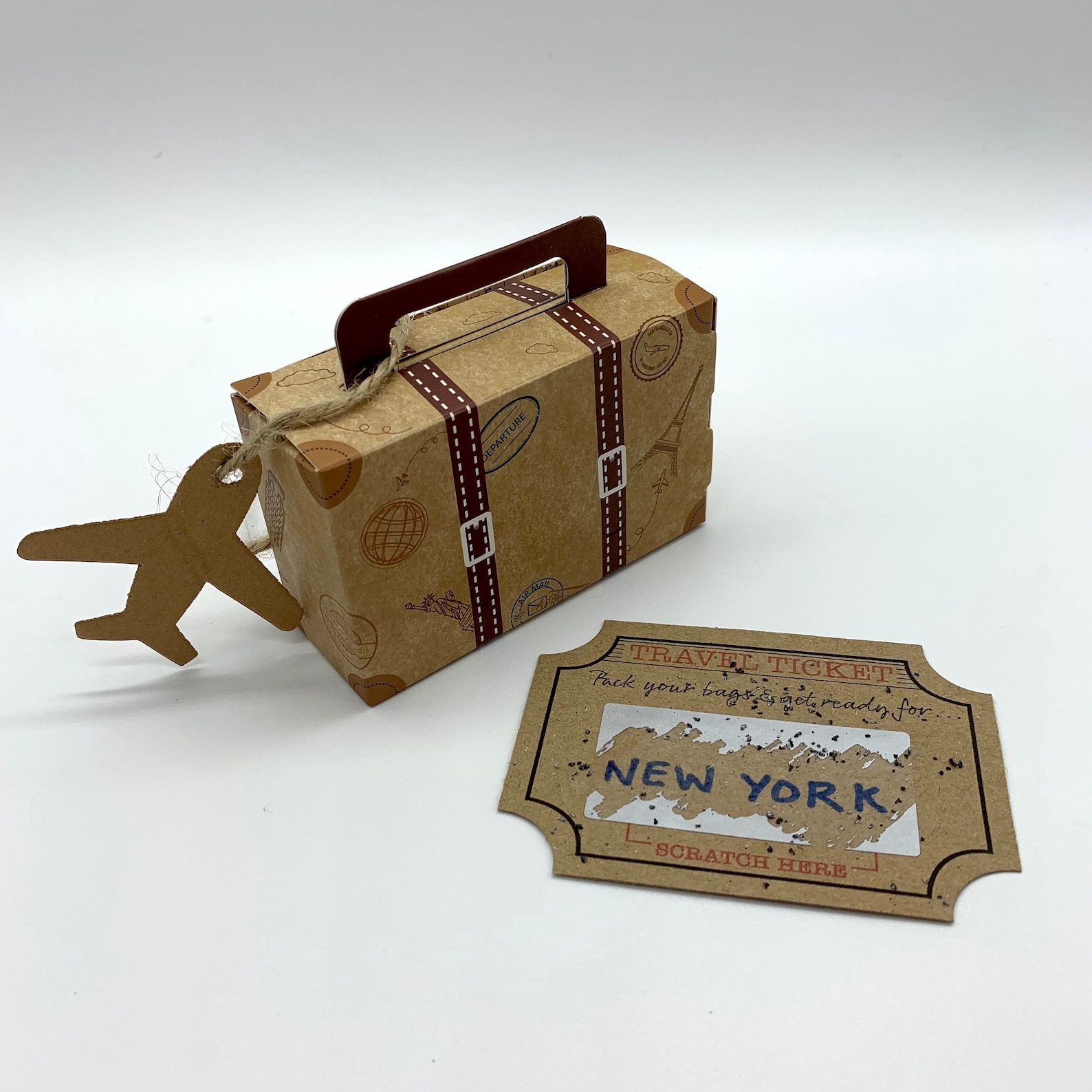 DIY Surprise Mini Reversible Suitcase Scratch and Reveal | Etsy UK