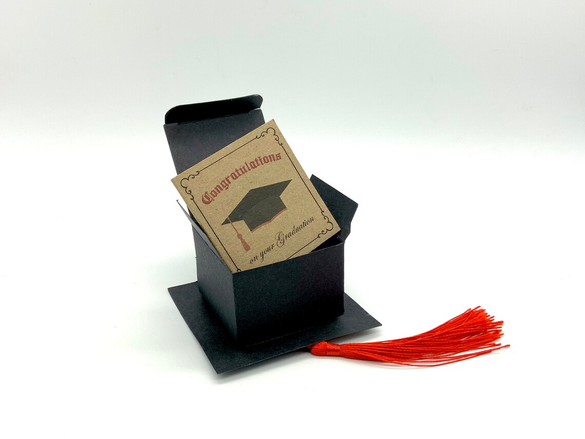 Mini Graduation Card and Mini Mortarboard Cap Box. Funny Gift | Etsy UK