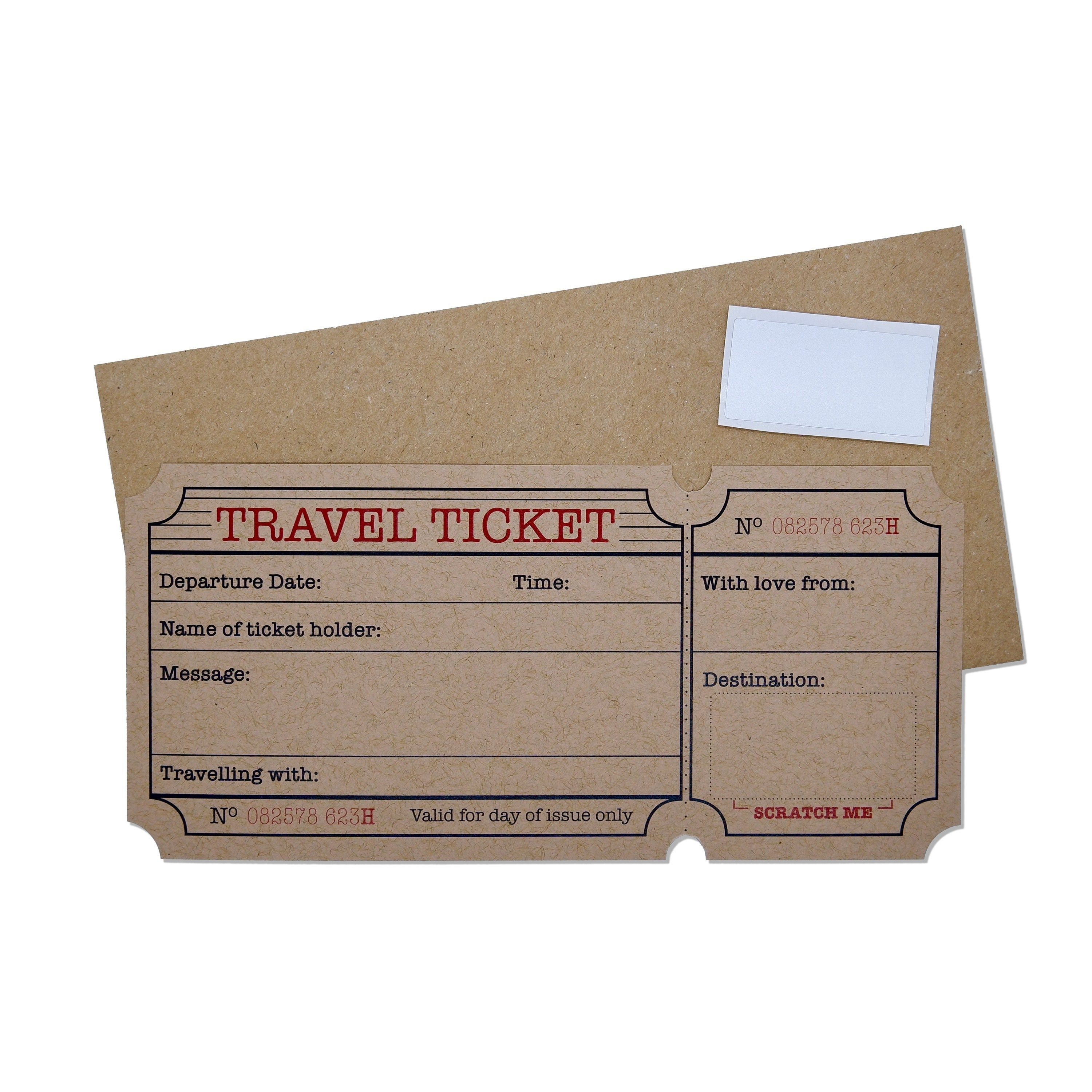 Vintage Travel Ticket